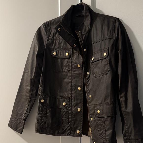 J. Crew | Jackets & Coats | J Crew Dark Brown Utility Jacket | Poshmark